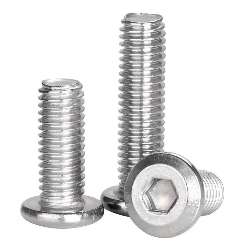 China High Quality 304 Stainless Steel Flat Head Chamfered Hex Socket ...