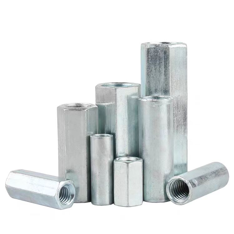 China Galvanized extended nut column screw screw connection hexagonal ...
