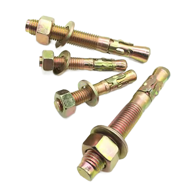 China Construction Yellow Zinc Wedge Anchors for Concrete Beams factory ...